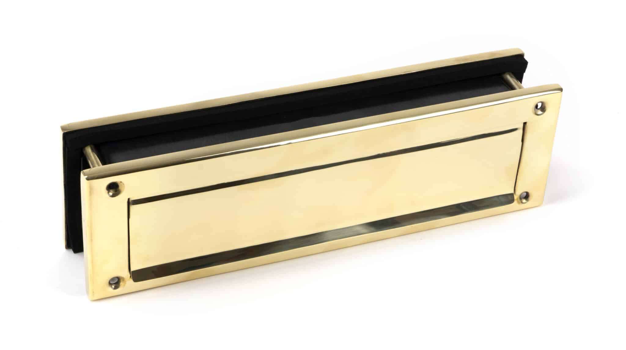 Polished Brass Traditional Letterbox |Handles At Heart