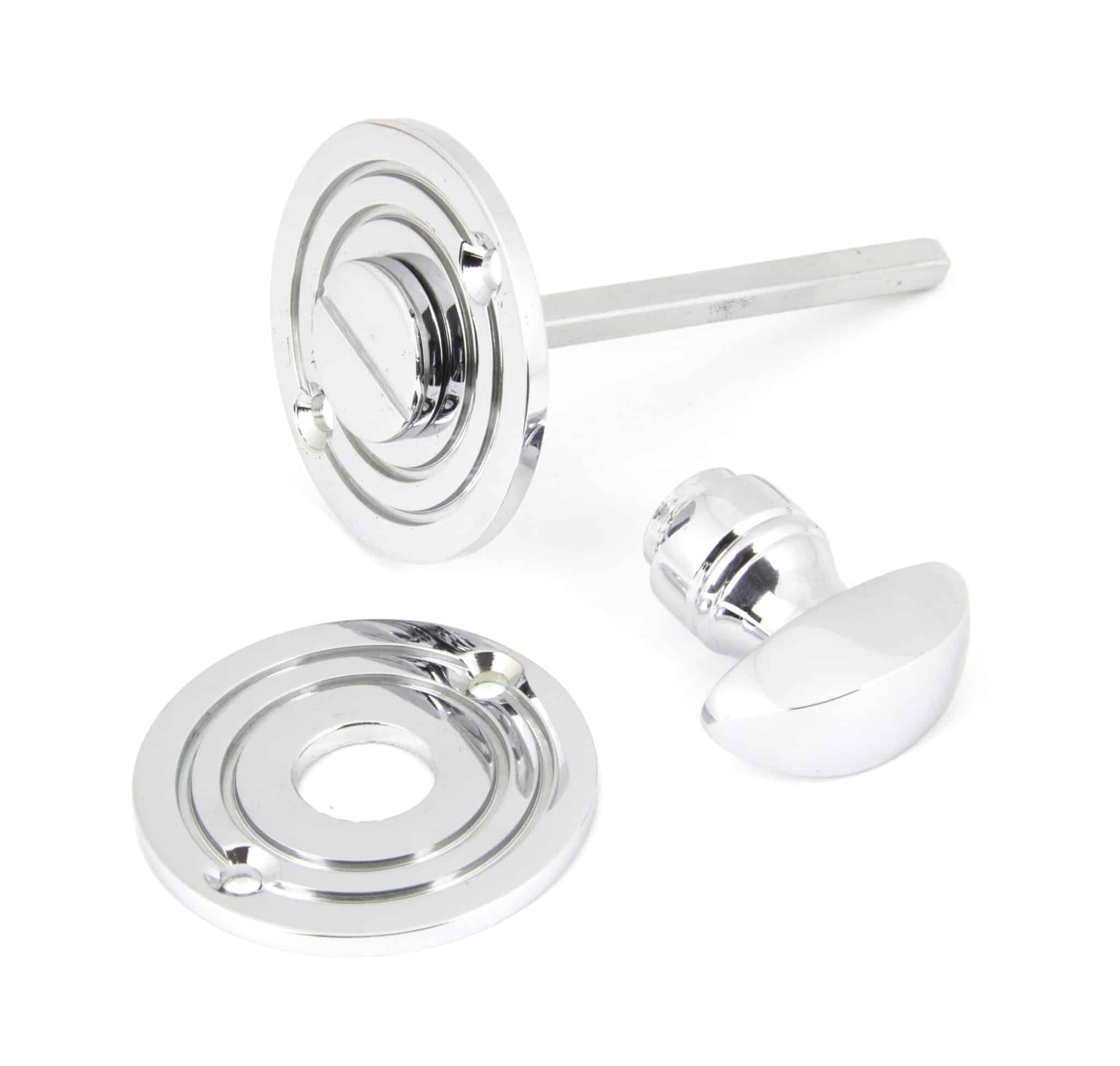 Polished Chrome Round Bathroom Thumbturn |Handles At Heart